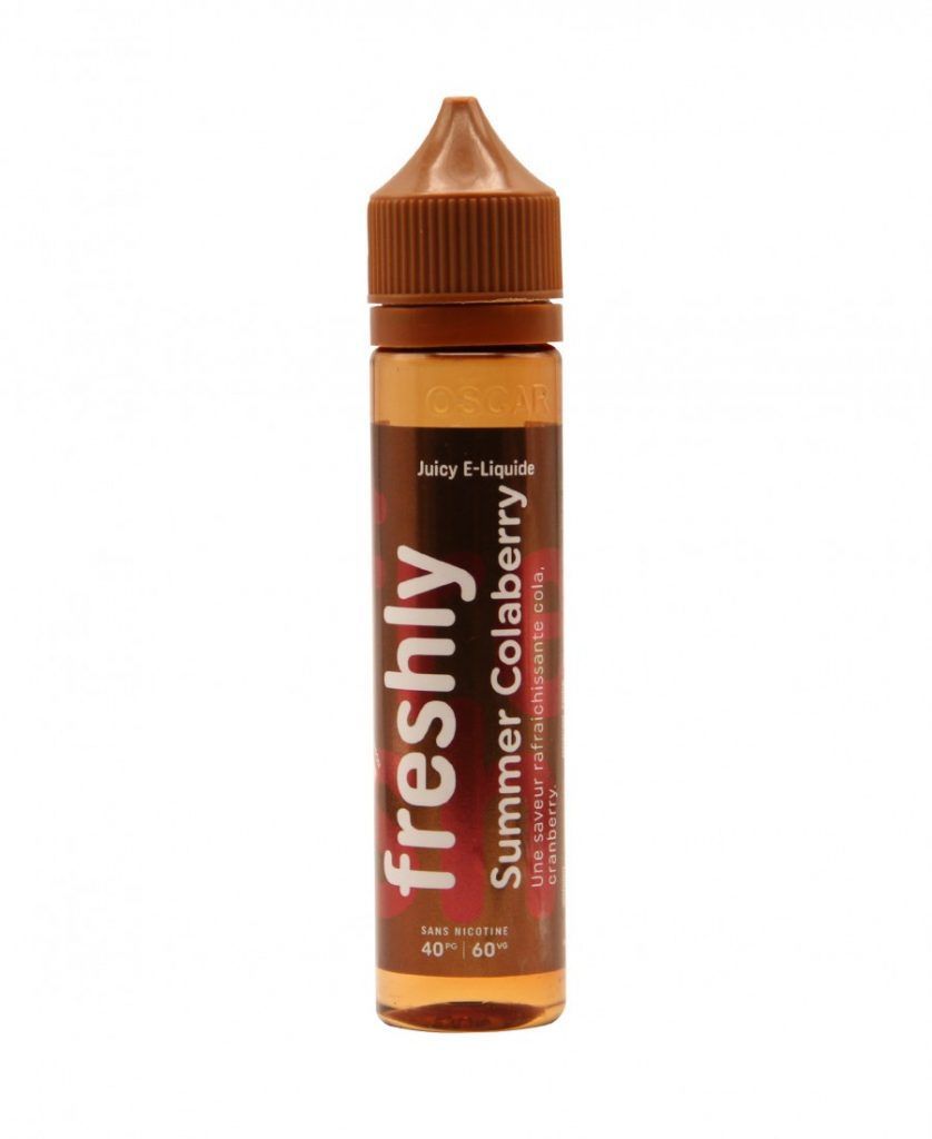 Test : Freshly Summer Colaberry - Bobble - e-liquide cola - cranberry