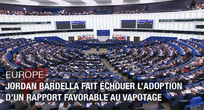 Bardella coule un rapport favorable au vapotage en Europe - Vaping Post